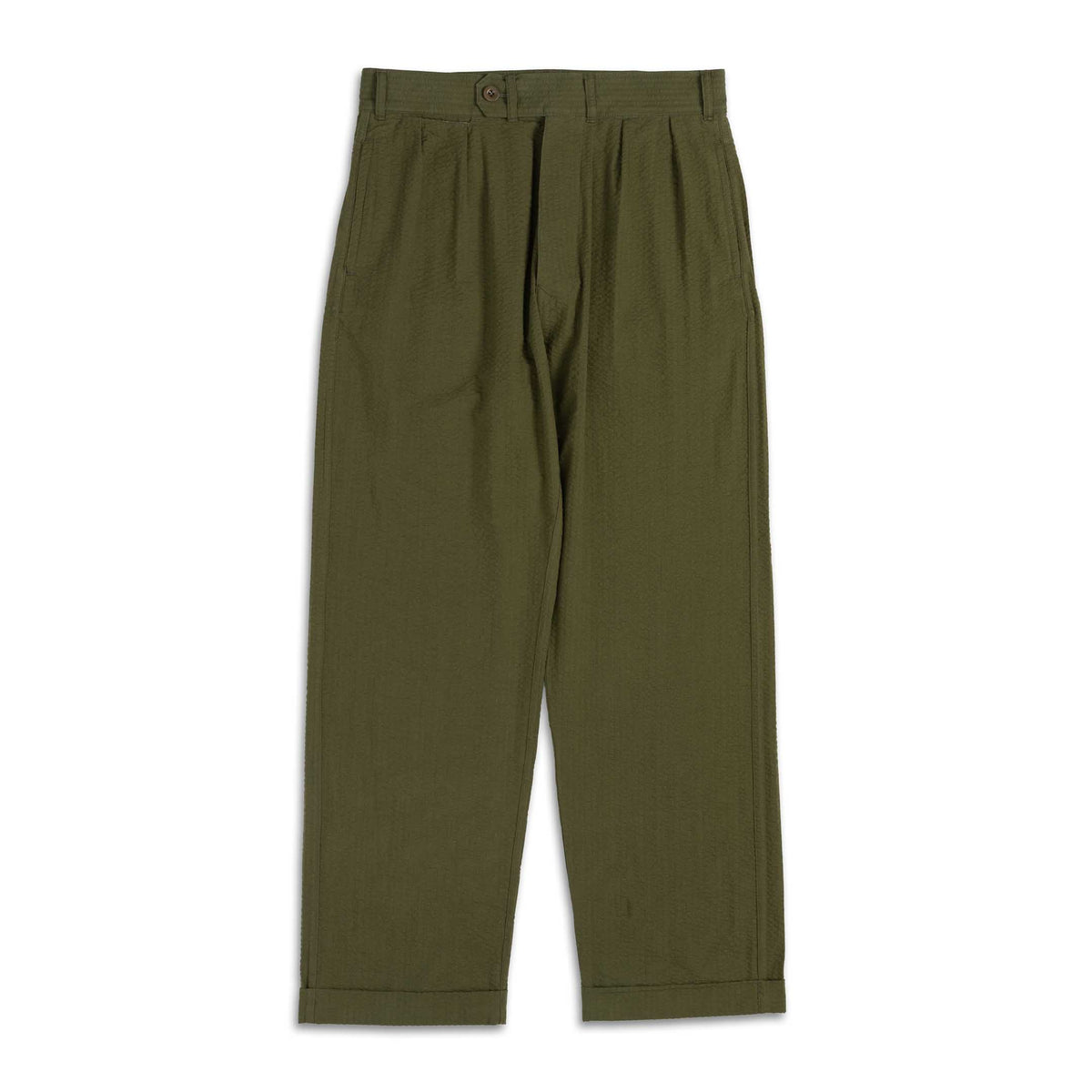 Allevol Brunel Trouser Seersucker Green – Clutch Cafe