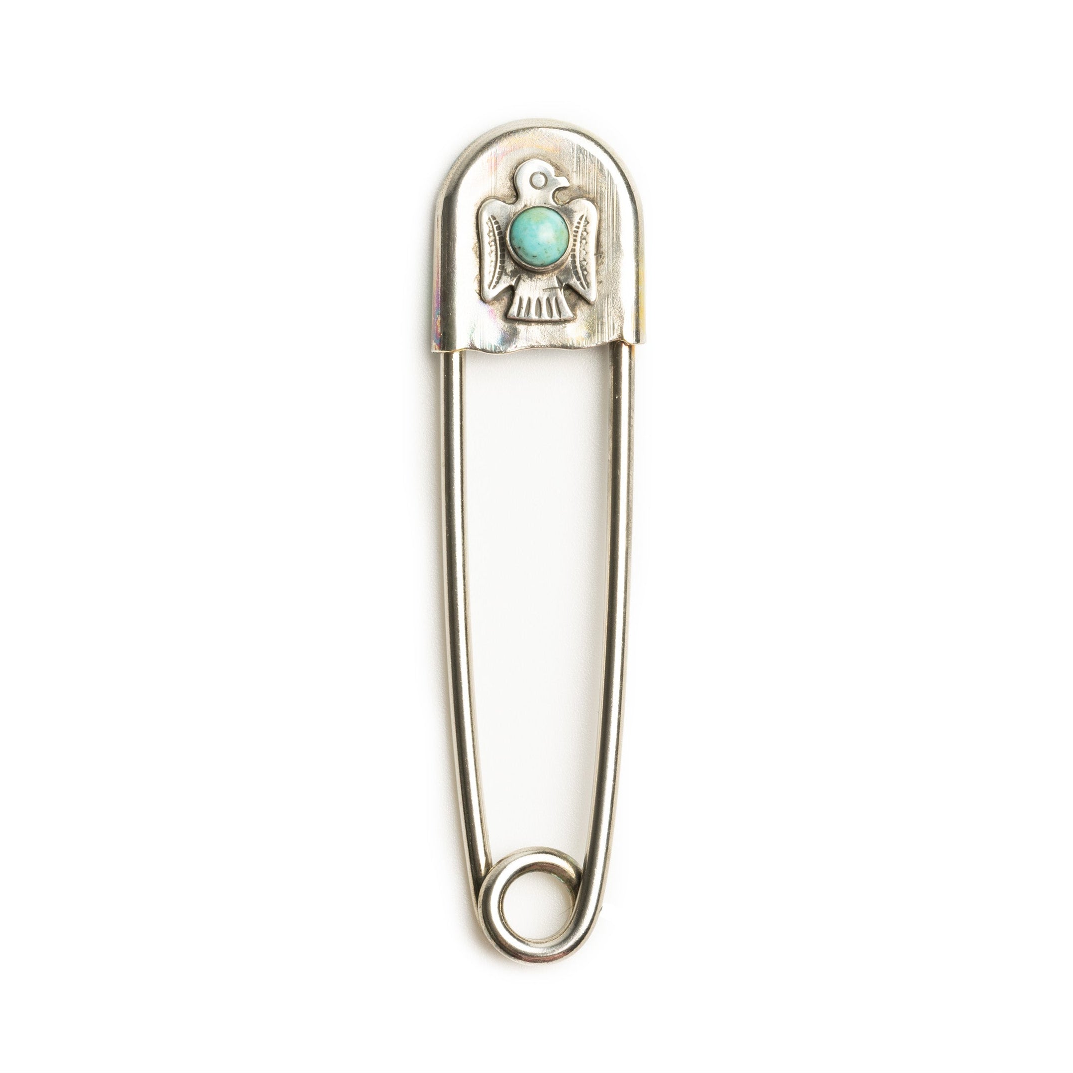 Red Rabbit Trading Co XL Safety Pin w/turquoise – Clutch Cafe