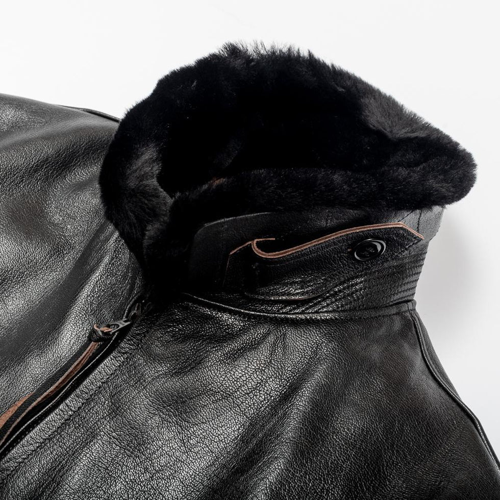 Buzz Rickson's x William Gibson G-1 Leather Jacket Black – Clutch Cafe